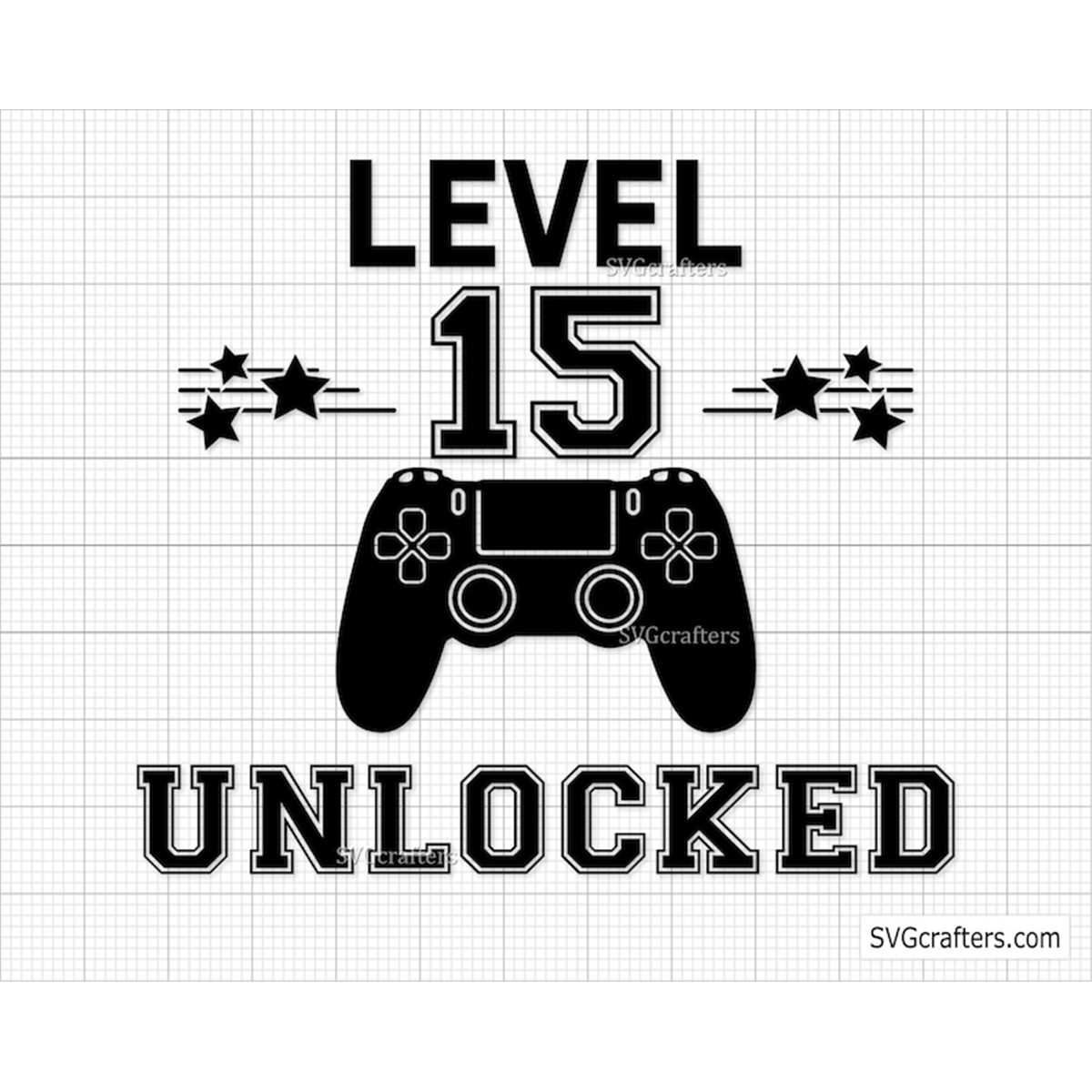 Level 15 Unlocked svg, 15th Birthday svg, My 15th Birthday s | Inspire ...