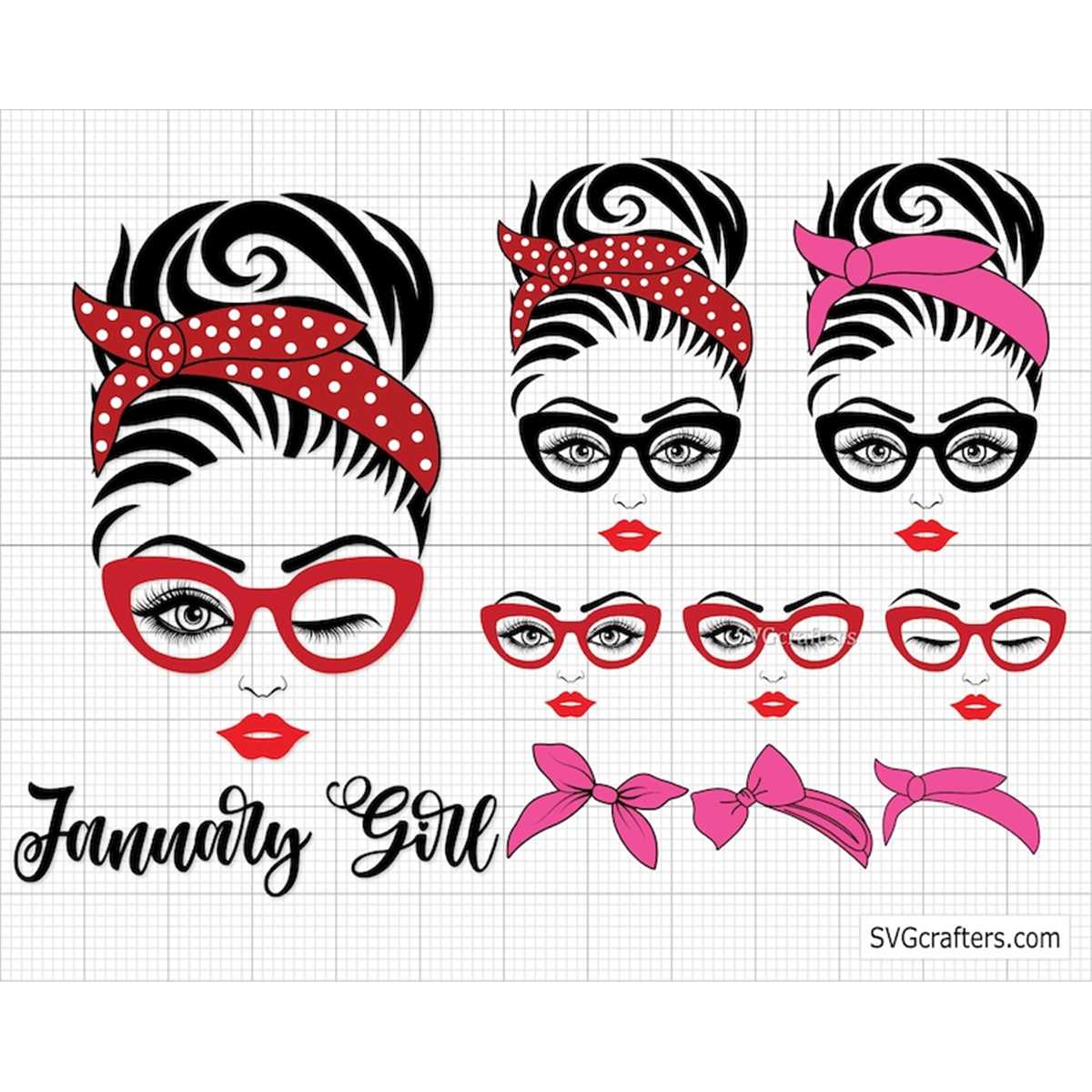 January Girl svg, January birthday svg, January birthday shi - Inspire ...