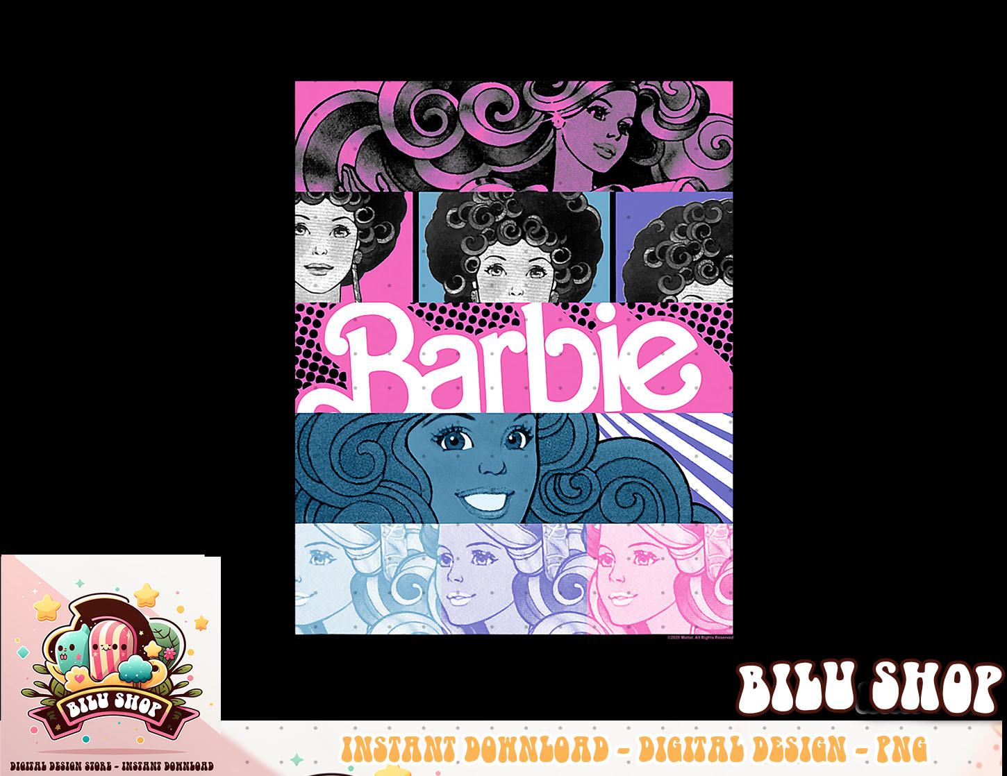 Barbie Comic Barbie Art png, sublimation copy | Inspire Uplift