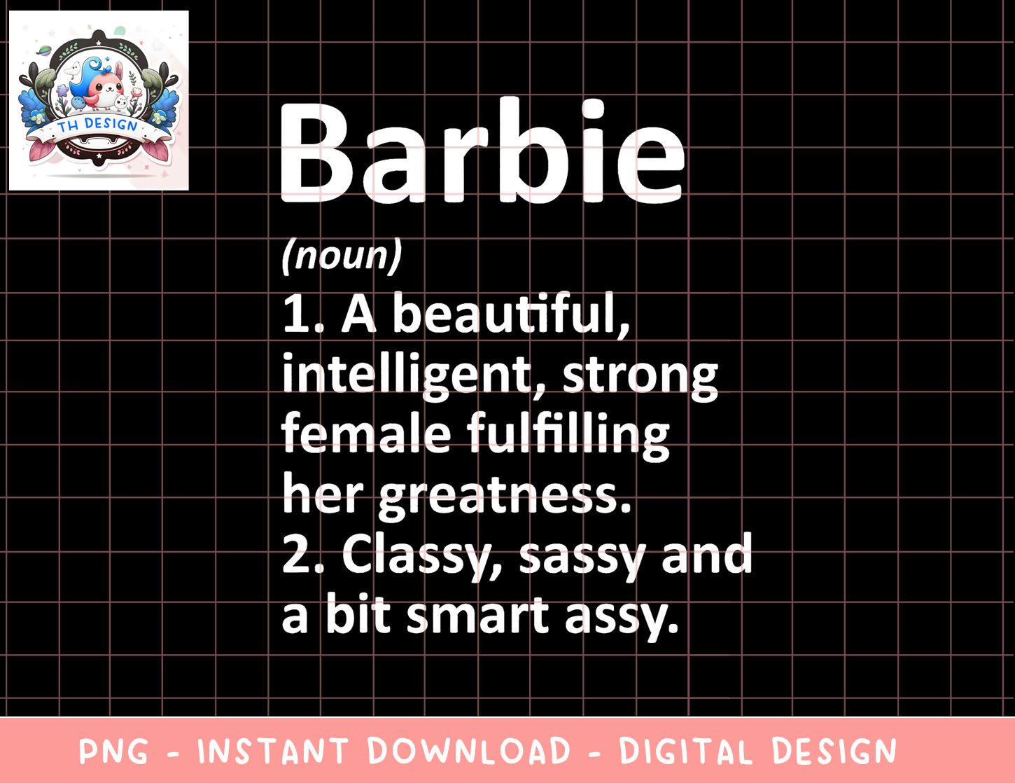 BARBIE Definition Personalized Name Funny Christmas Gift png | Inspire ...