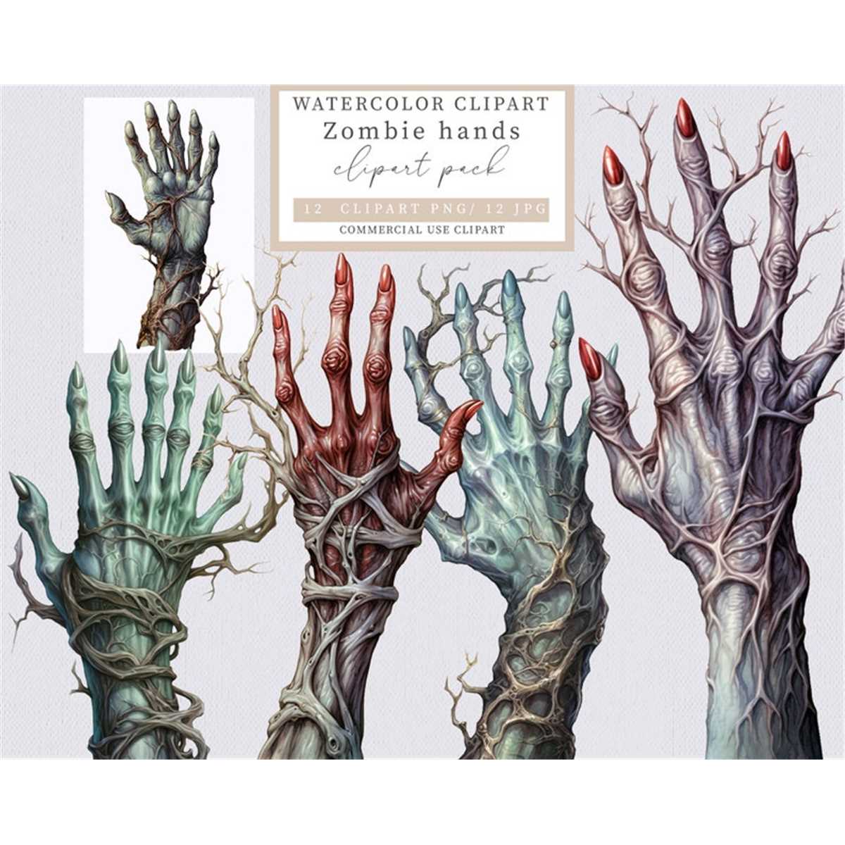 Zombie hand clip art, Hand clip art, Halloween clip art, Hal - Inspire ...