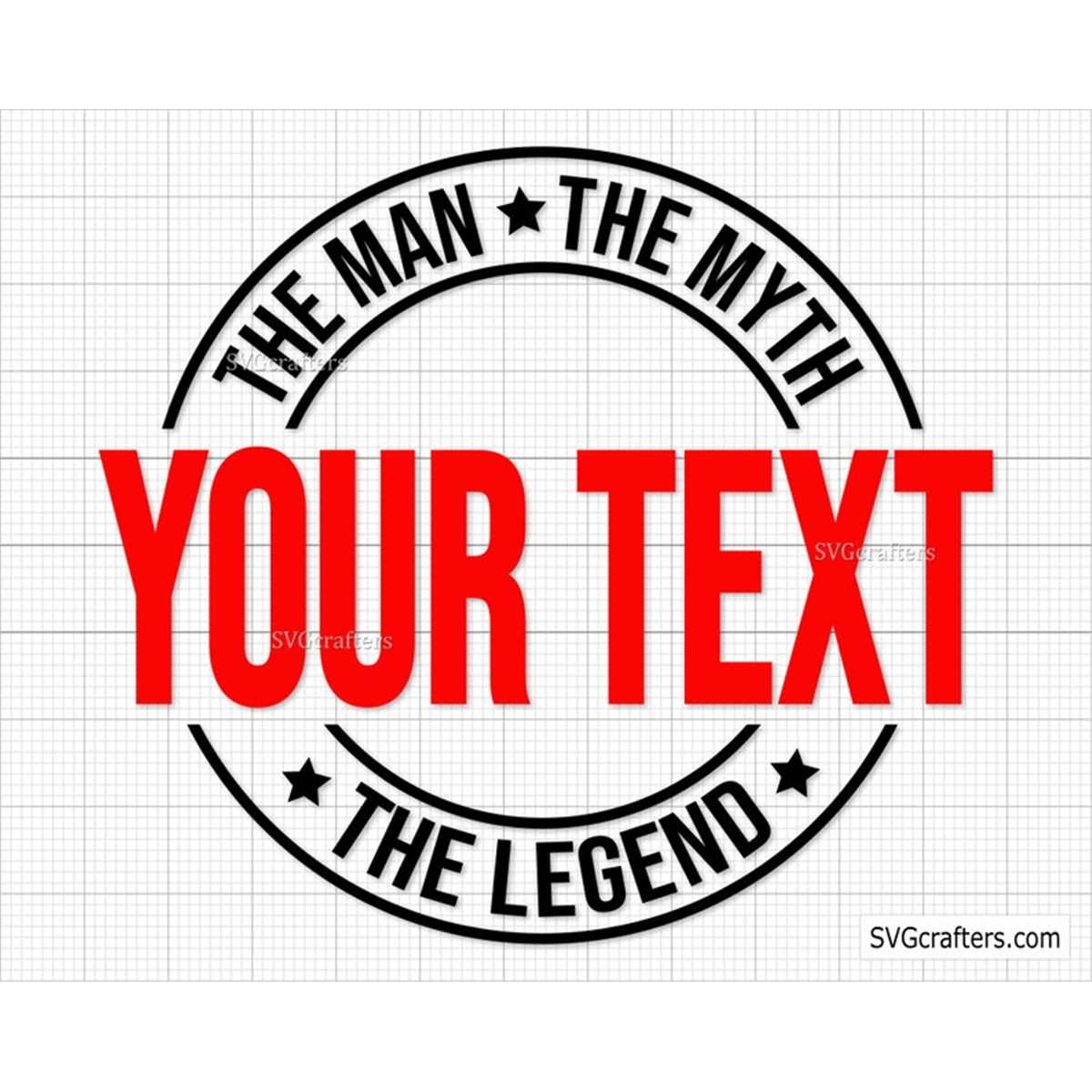 Custom The Man The Myth The Legend svg, Grandpa svg, Father - Inspire Uplift