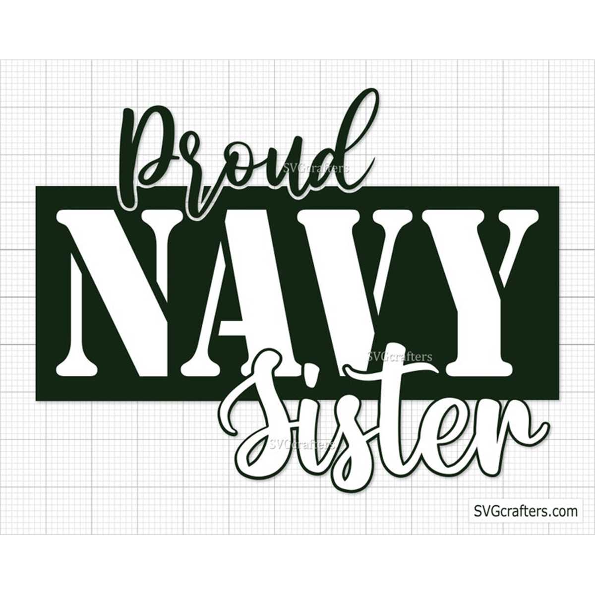 Proud Navy Sister svg, Army svg, Navy mom svg, Military svg, | Inspire ...