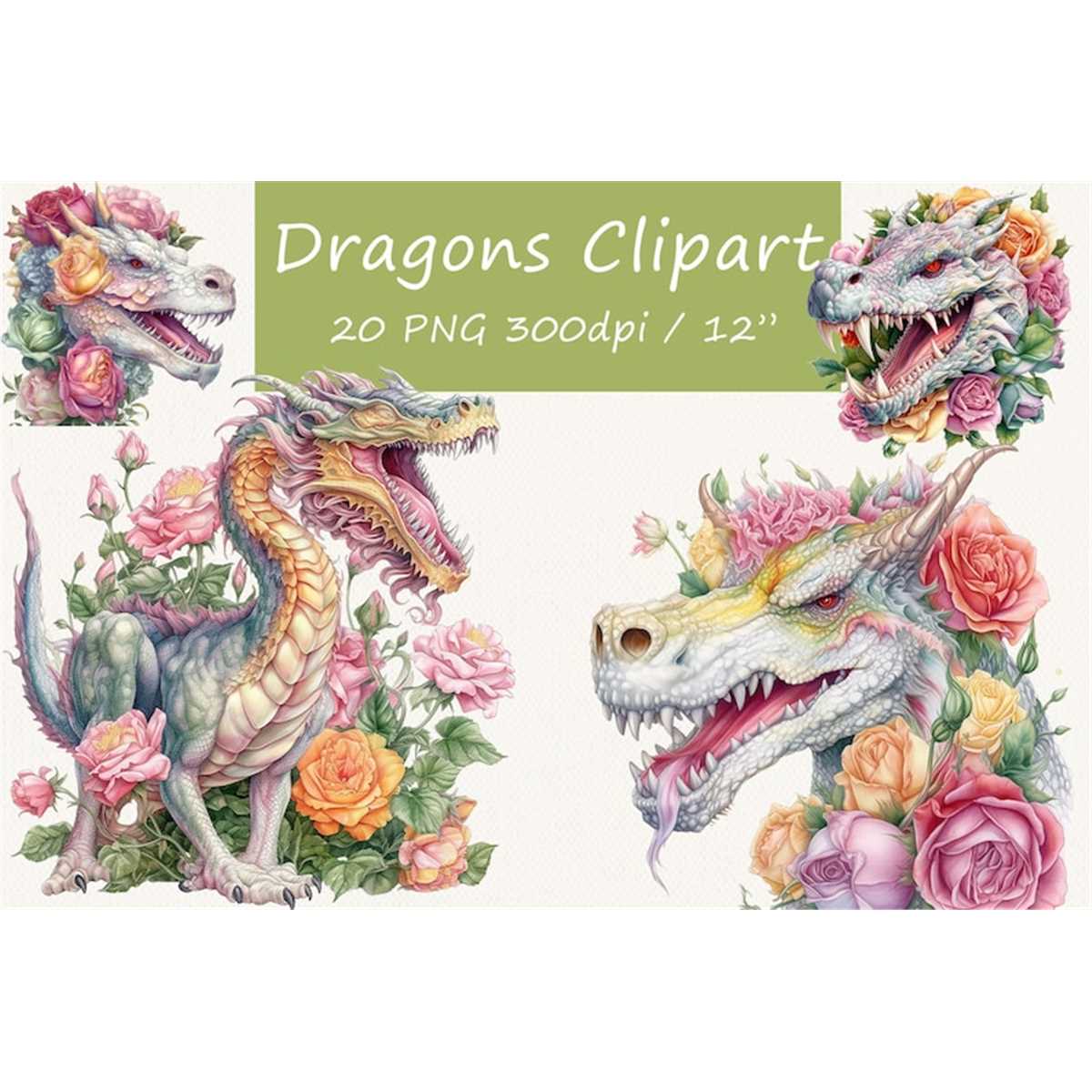 Dragons clipart png, Dragons bundle clipart, Dragon bundle p - Inspire ...