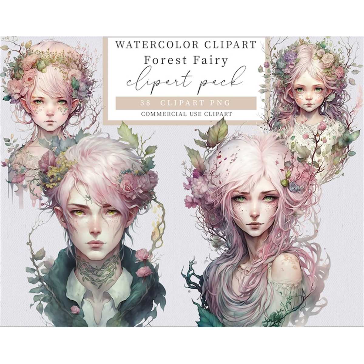 Forest fairy clipart, Baby fairy clipart, Pink fairy clipar - Inspire ...