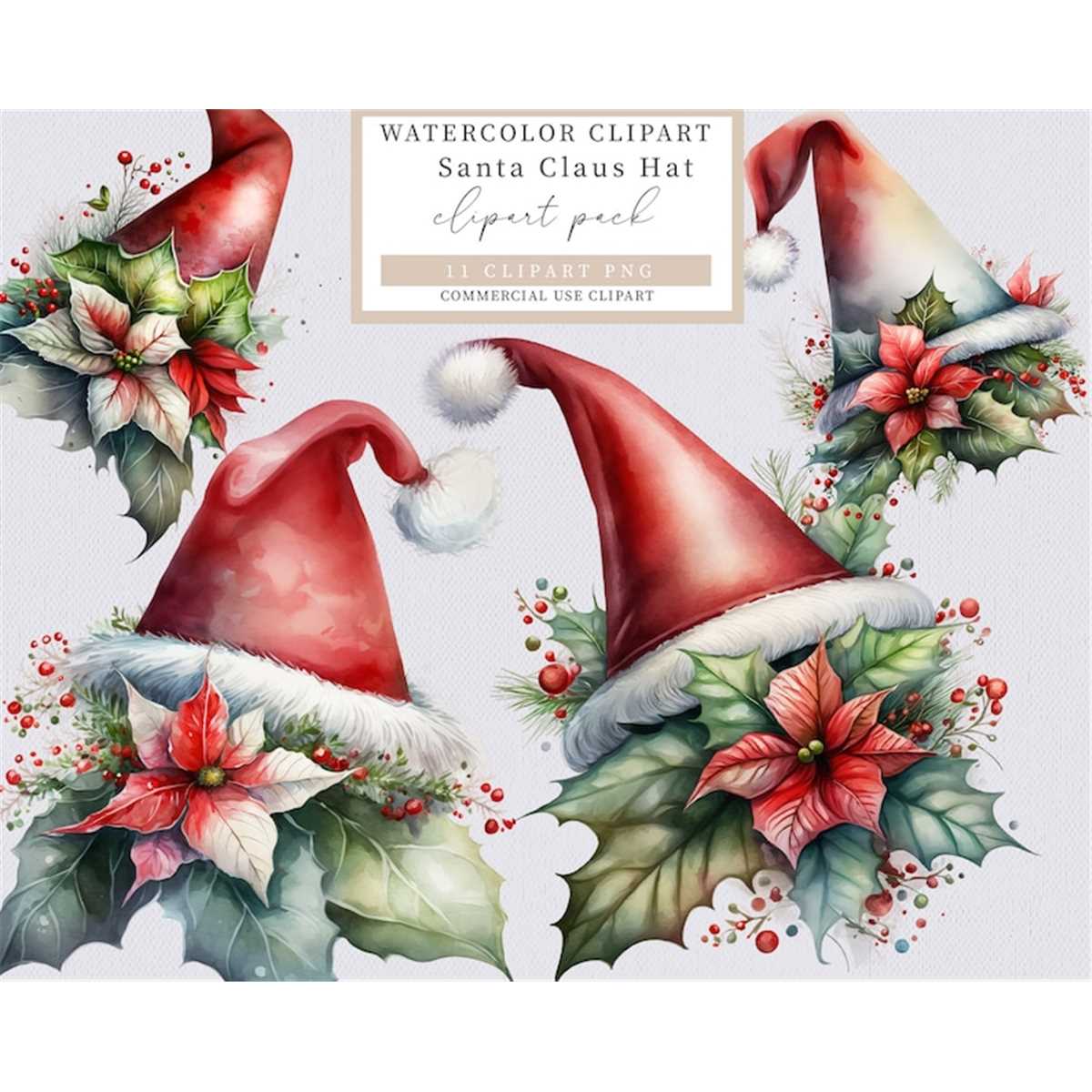 Santa's hat clip art, Santa clip art, Hat clip art, Christma - Inspire ...