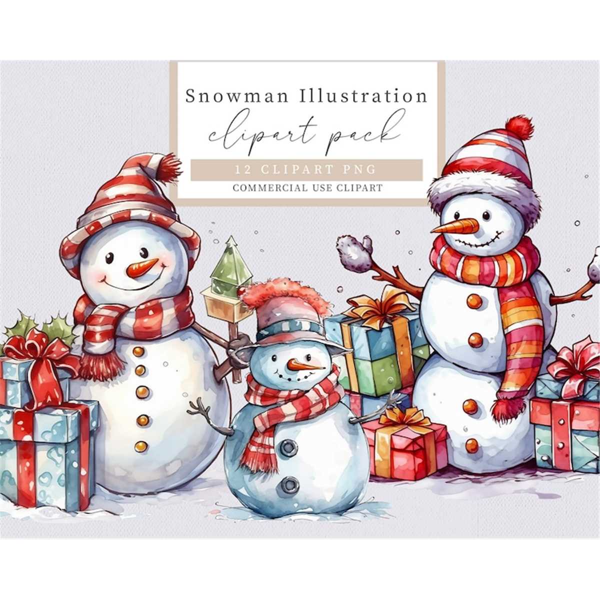 Snowman clipart, Christmas clipart, Winter clipart, Snowman - Inspire ...