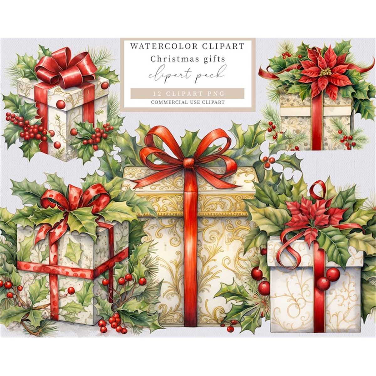 Christmas gifts clip art, Christmas clip art, Winter clip ar - Inspire ...