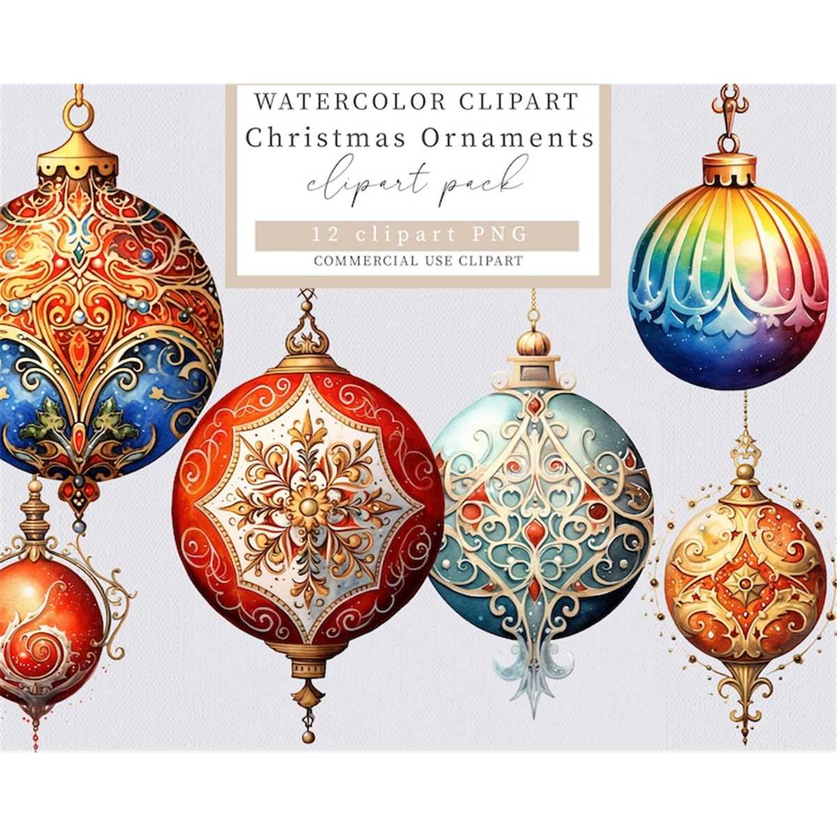 Christmas Balls clipart, Christmas Decorations clipart, Chri | Inspire ...