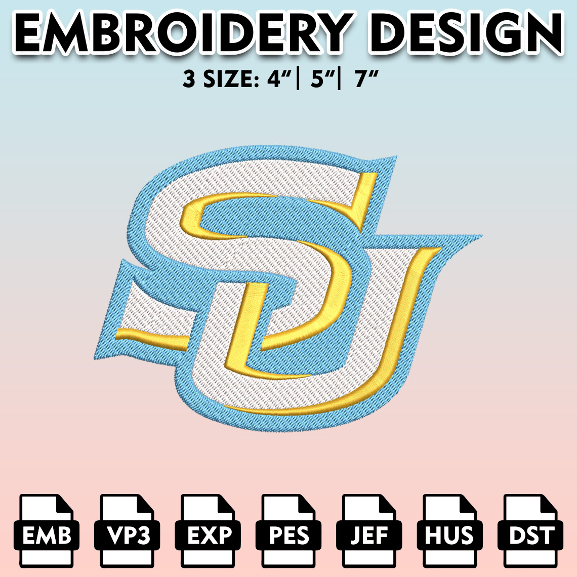 NCAA Logo Embroidery Designs, NCAA Southern, Southern Univer | Inspire ...
