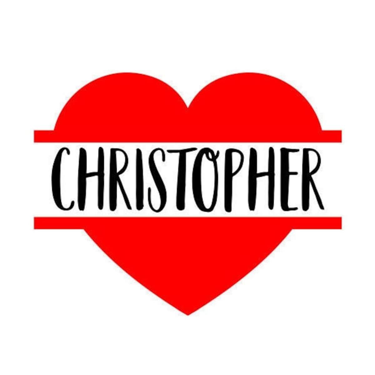 Heart SVG, Heart Name Frame SVG, Split Name Frame, Digital D - Inspire ...