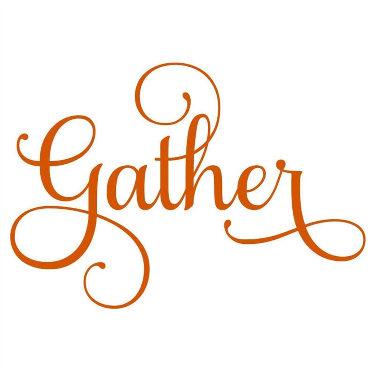 Gather SVG, Gather Script SVG, Gather Sign SVG, Digital Down - Inspire ...