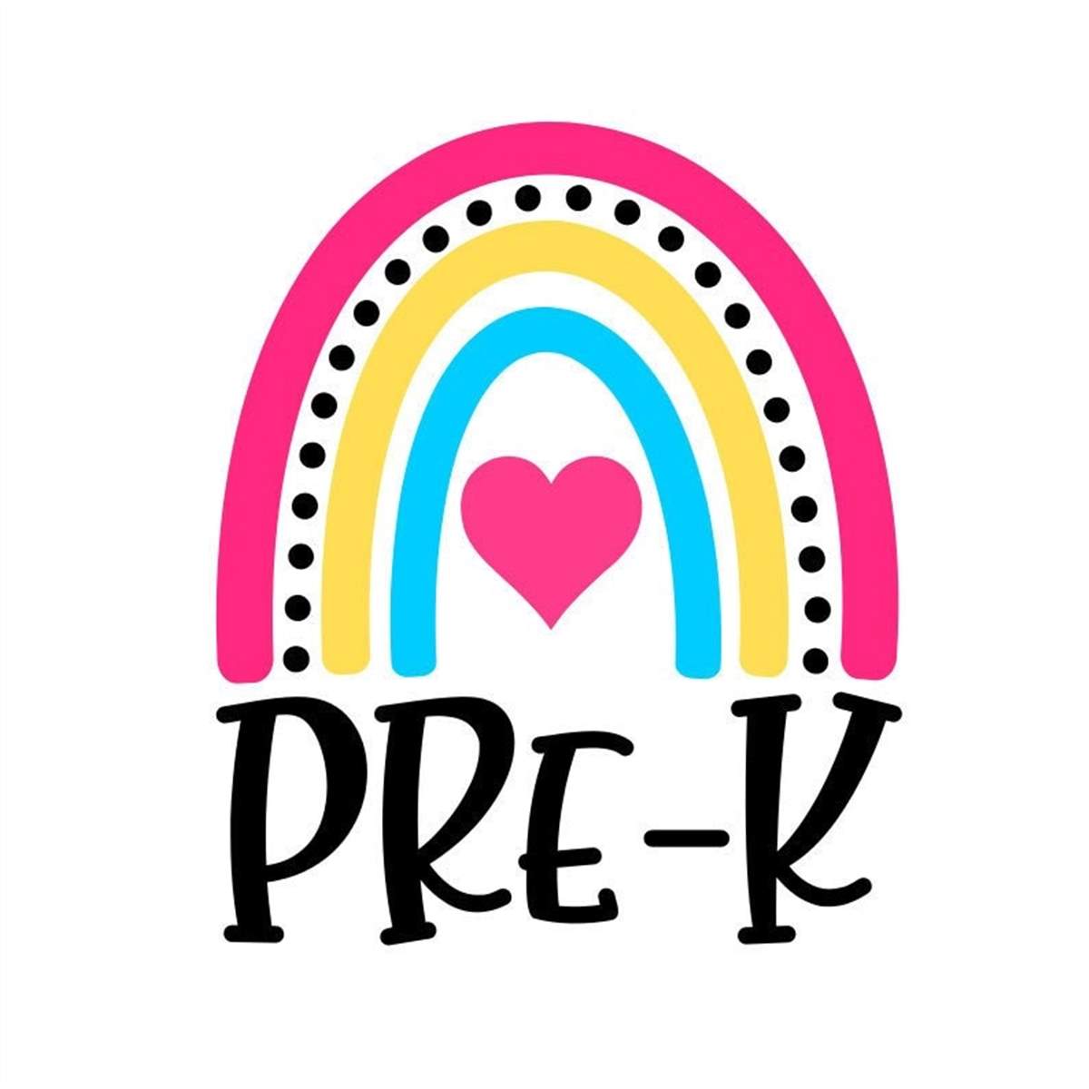 Pre-K Rainbow SVG, Preschool SVG, School SVG, Digital Downlo - Inspire ...