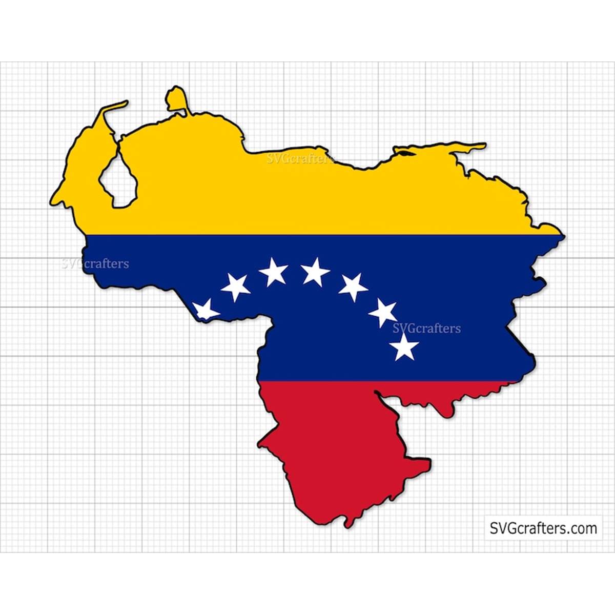 Flag of Venezuela Svg Png, Venezuelan Flag svg, Venezuelan V | Inspire ...