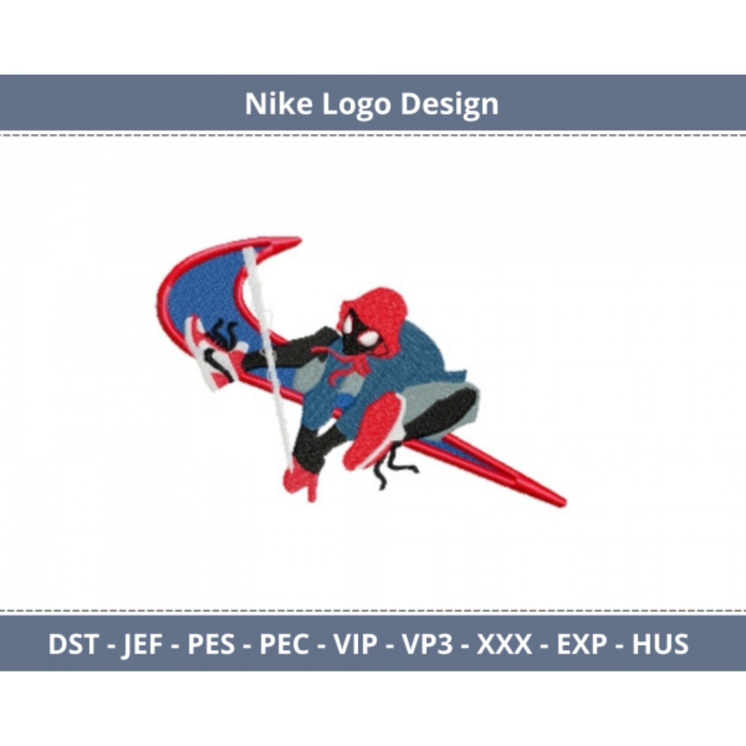 Nike x Spider Logo Embroidery Design - Symbol - Mark - Machi | Inspire ...