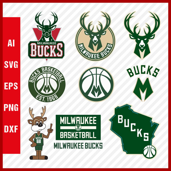 Milwaukee Bucks Logo, Milwaukee Bucks SVG, Milwaukee Bucks N | Inspire ...