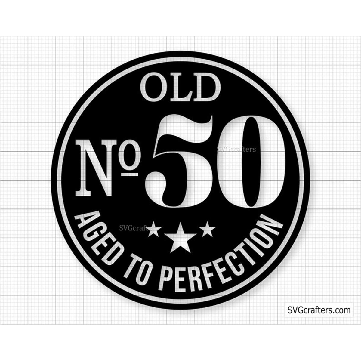 50th birthday svg, 50th svg, Old Number 50 svg, 50th Cut Fil - Inspire ...