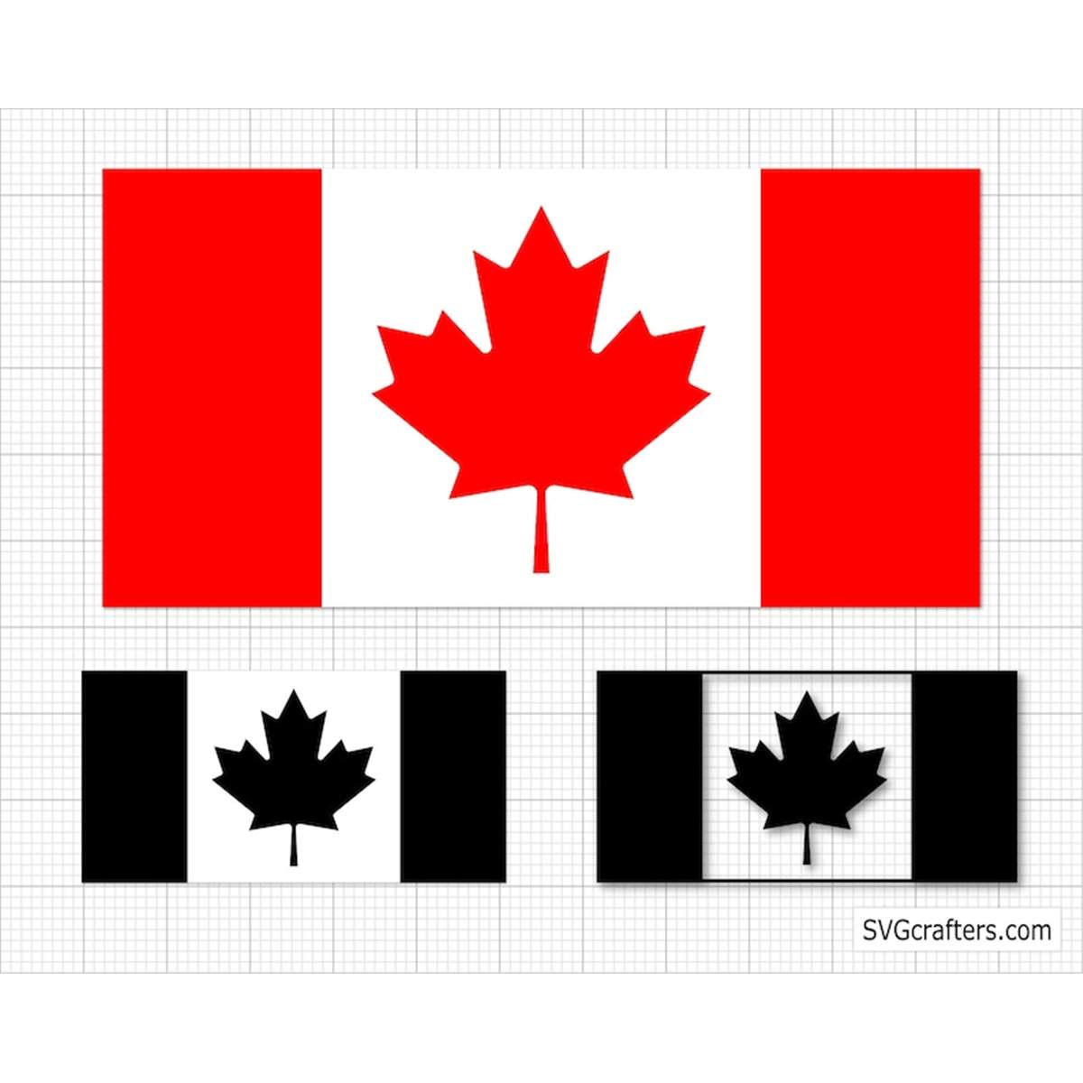 Flag of Canada svg, canada svg, canadian flag svg, maple lea | Inspire ...