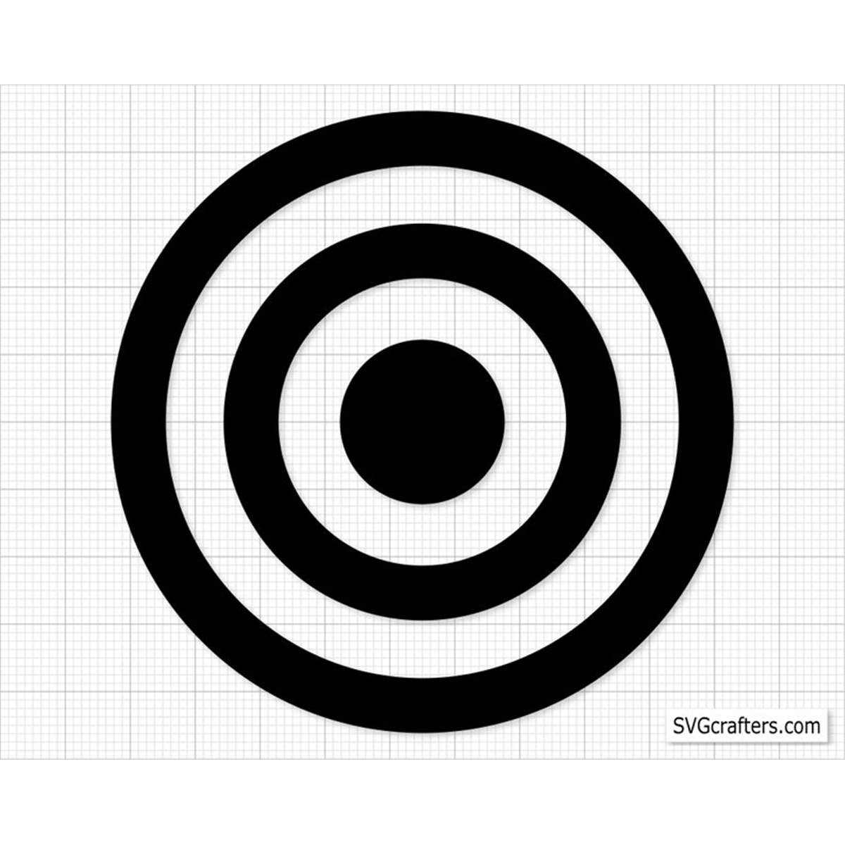 Bull's Eye Target Svg Png, Target svg, Bullseye svg, Bull's | Inspire ...