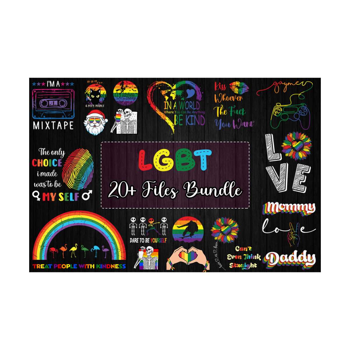 20 Files LGBT Bundle Svg, Lgbt Svg, Lgbt Quote Svg, Gay Svg | Inspire ...