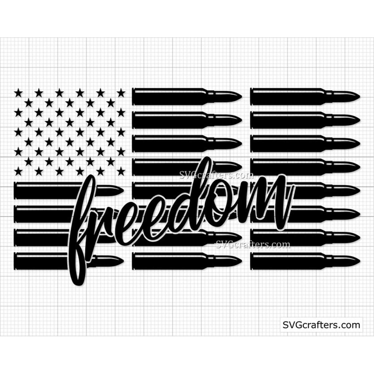 Freedom Bullet Flag svg, Gun Flag svg, Rifle flag svg, Guns - Inspire ...