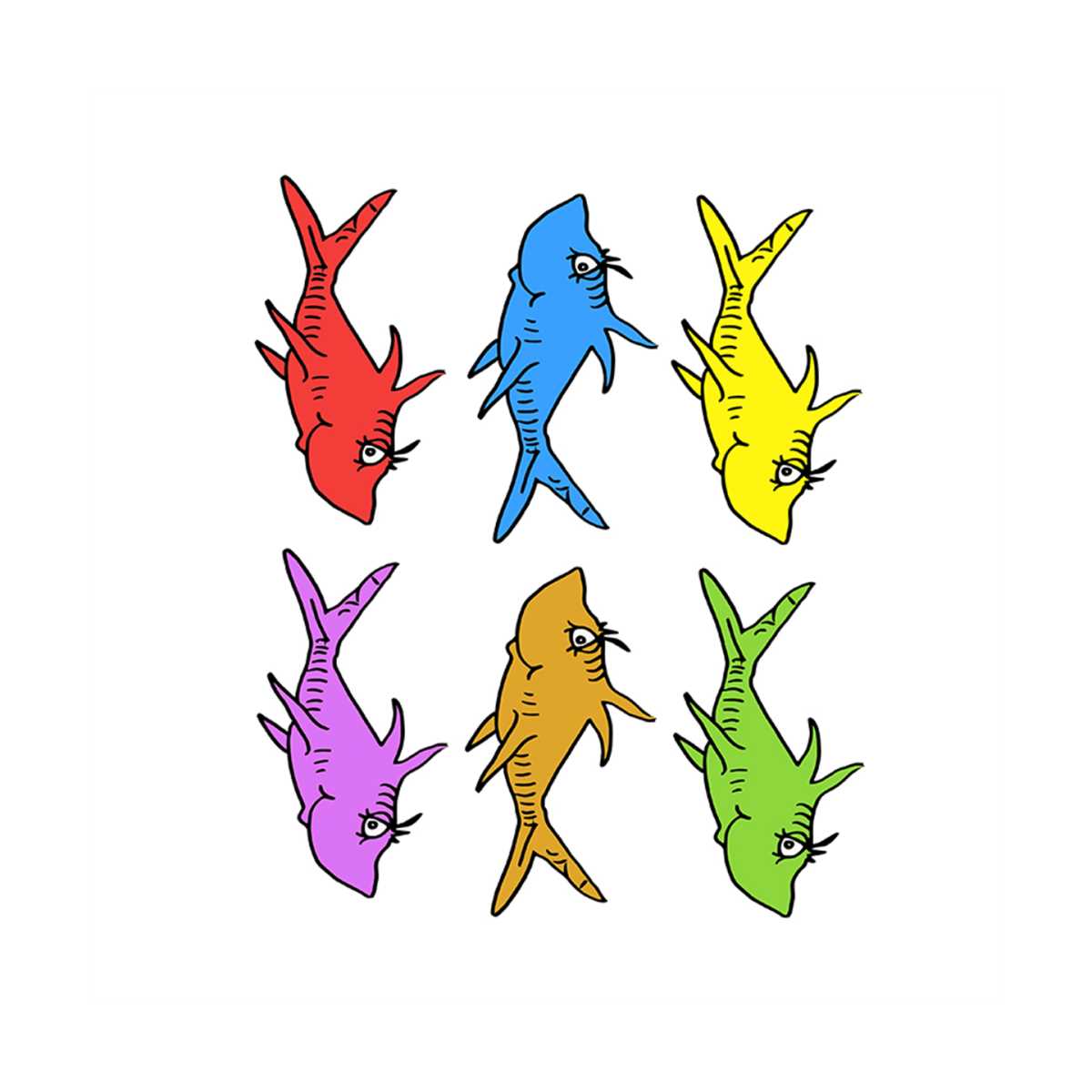 Colorful Fish Svg | Inspire Uplift