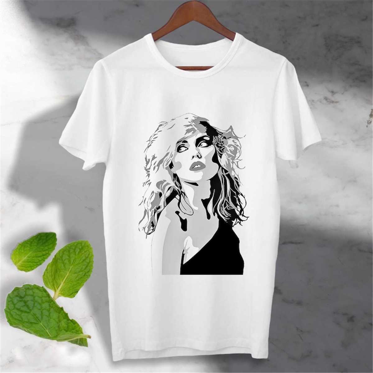 Blondie Debbie Harry Poster T Shirt Top ideal gift | Inspire Uplift