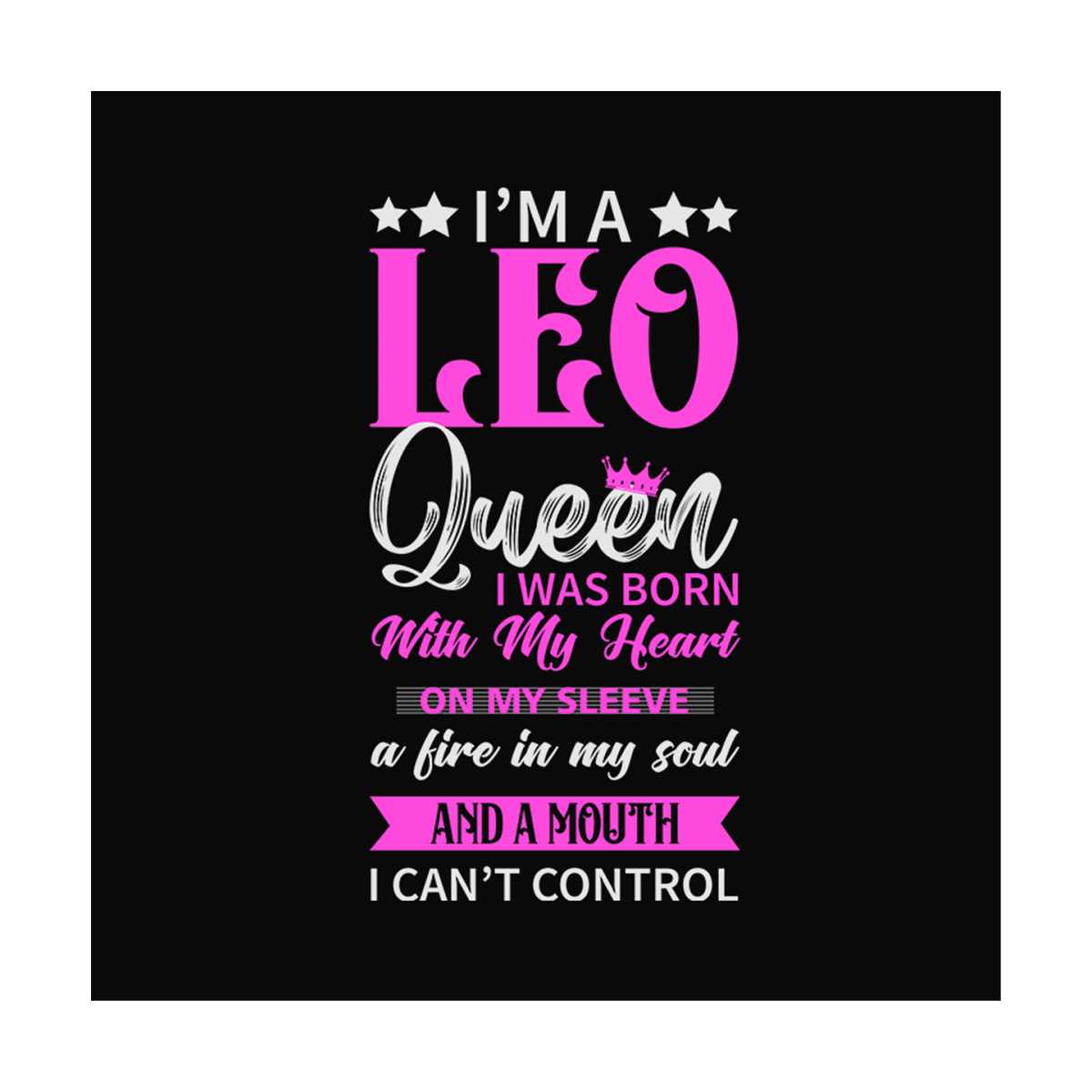 Leo Queen Svg | Inspire Uplift