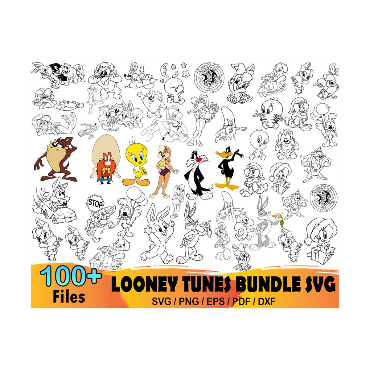 Looney Tune Svg | Inspire Uplift