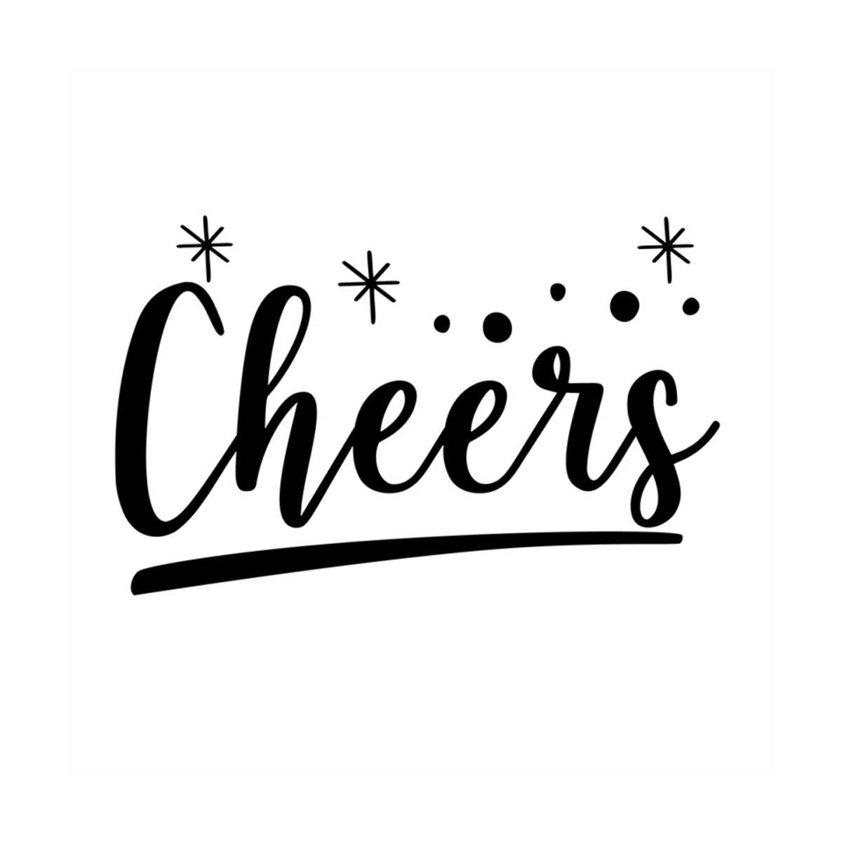 Cheers SVG Files For Silhouette, Files For Cricut, SVG, DXF, | Inspire ...