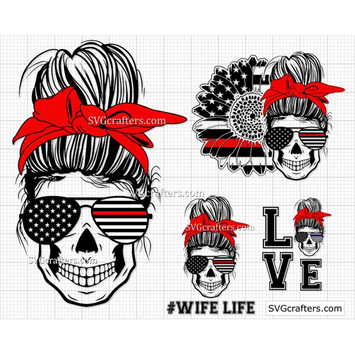 Messy Bun Firefighter svg, fireman svg, fire dept svg, fire - Inspire ...