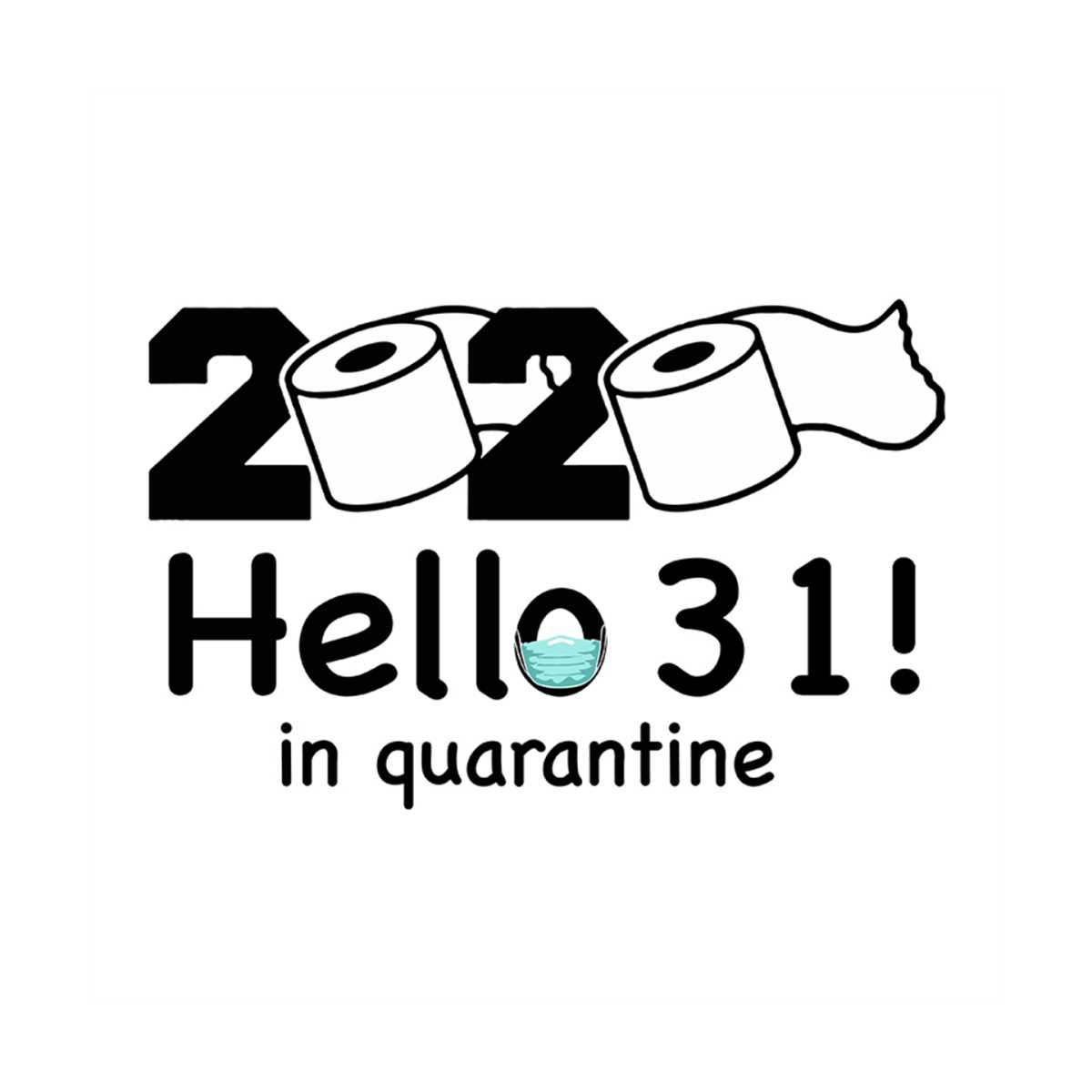 2020 hello 31 in quarantine svg, birthday svg, quarantine bi | Inspire ...