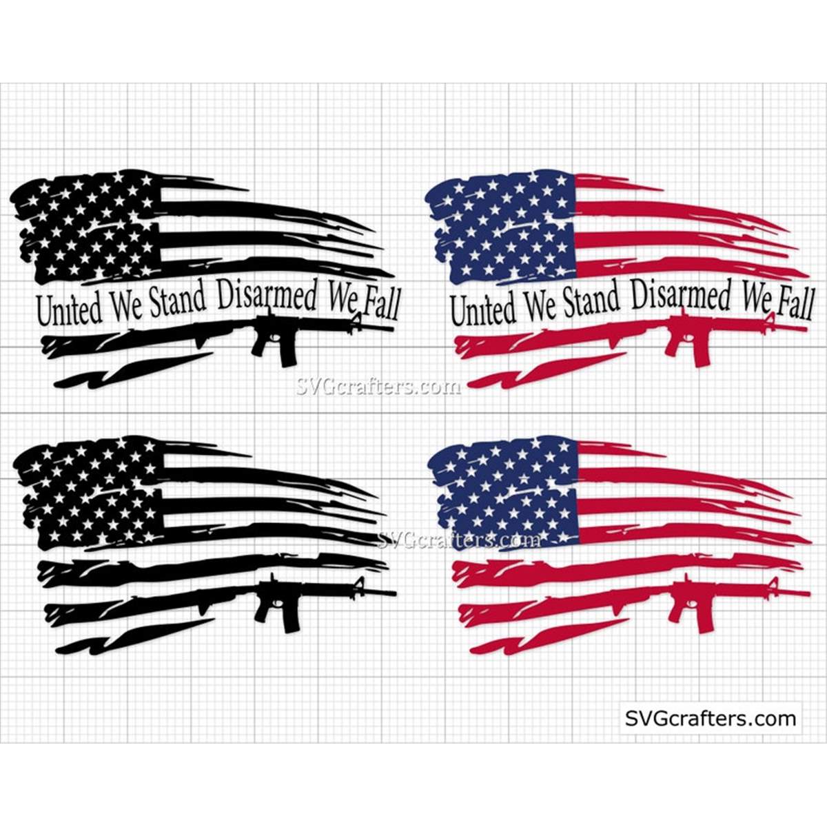 American Gun Flag svg, Rifle flag svg, Gun svg, 2nd Amendmen - Inspire ...