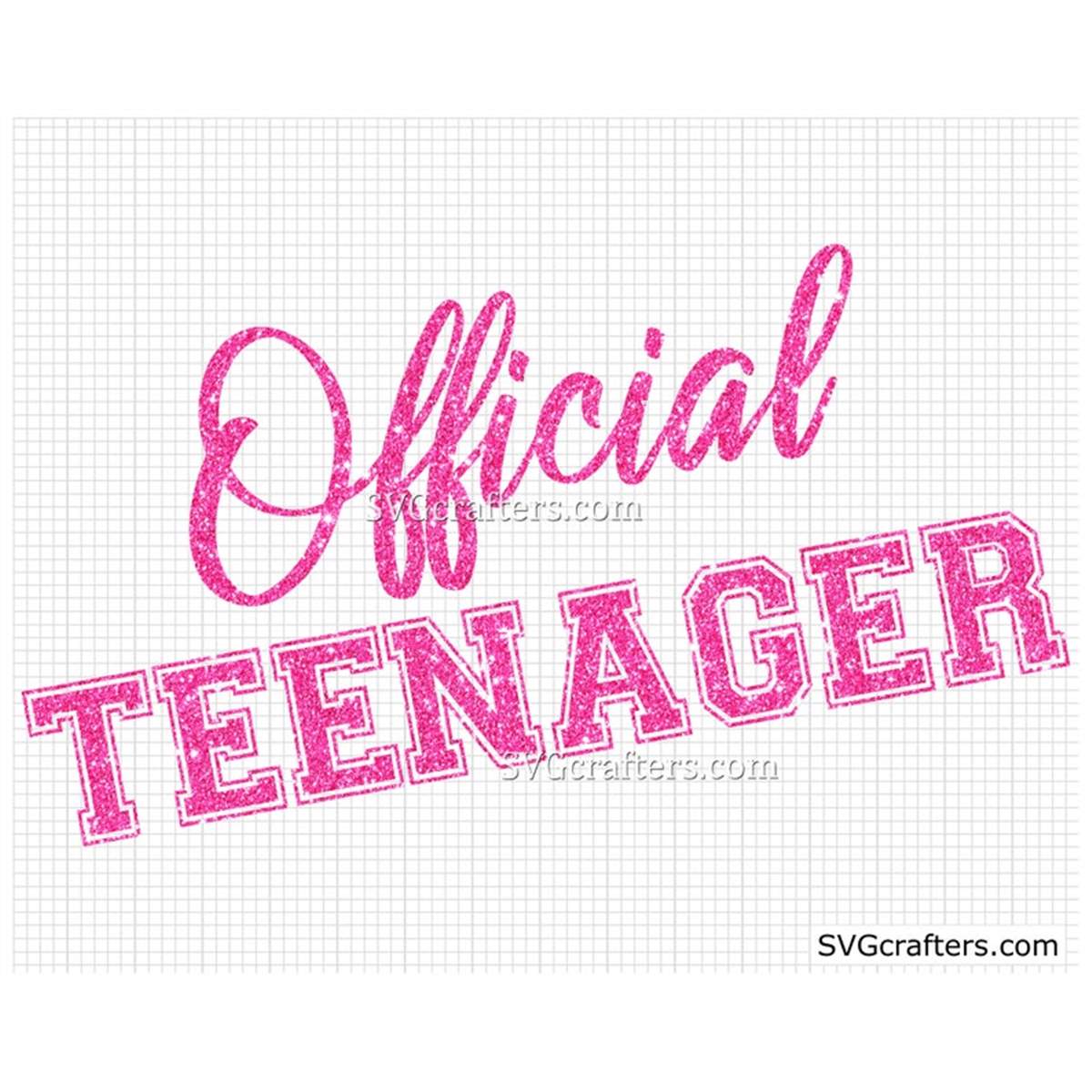 Official Teenager svg, 13th birthday svg, teenager svg, birt - Inspire ...