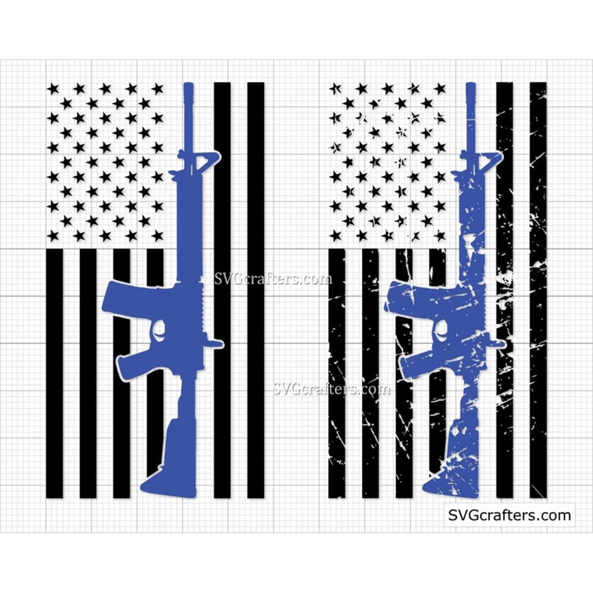 Gun Flag svg, Rifle flag svg, law enforcement svg, 2nd Amend - Inspire ...