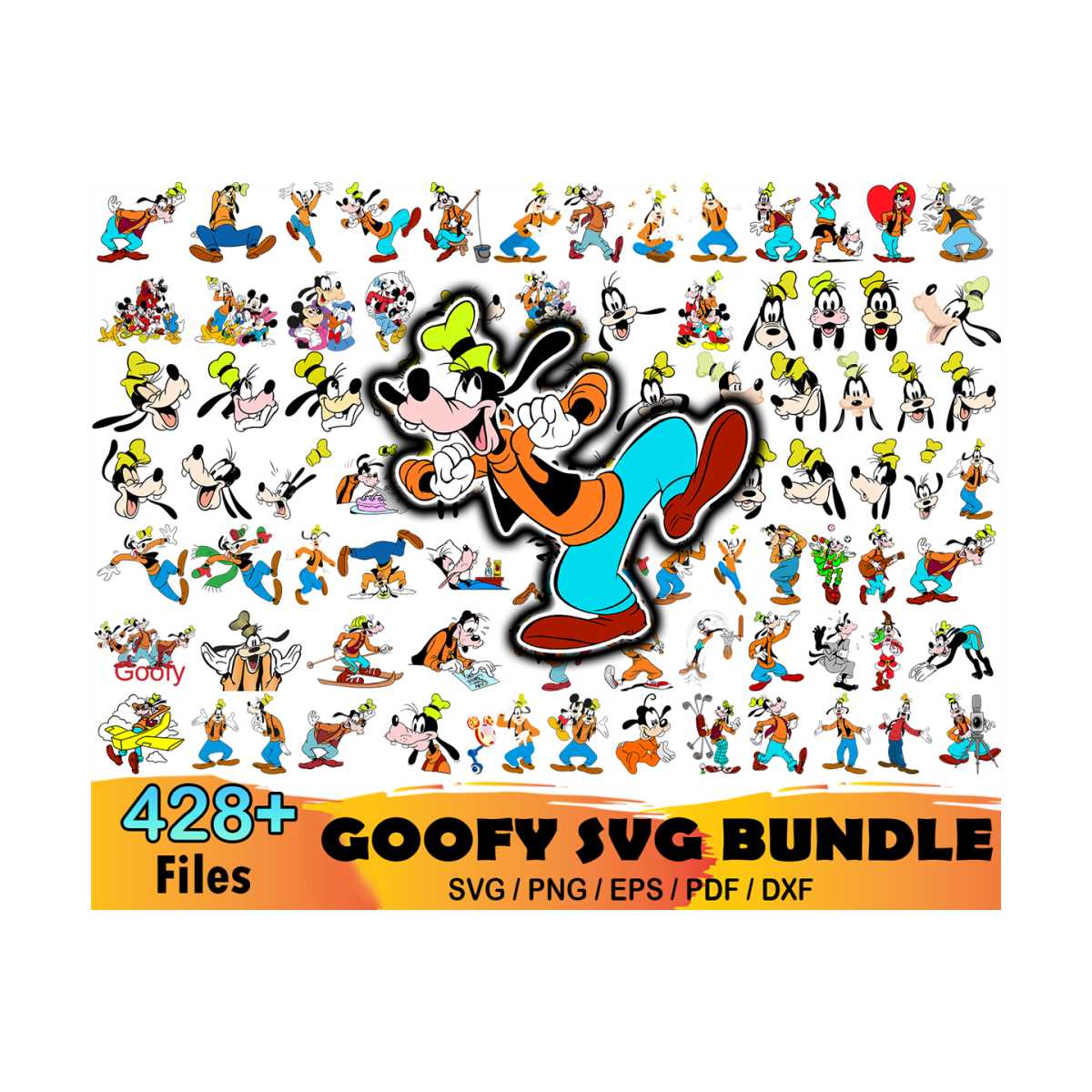 428 Files Disney Goofy Svg, Disney Svg, Cartoon Svg | Inspire Uplift
