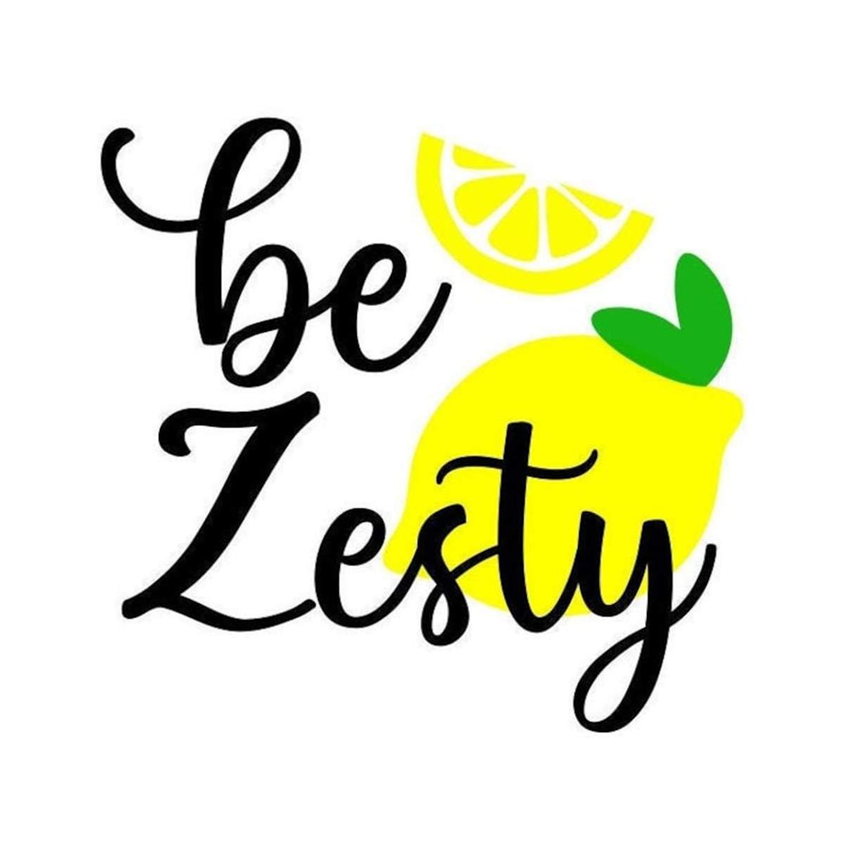 Lemon SVG, Be Zesty SVG, Lemon Zest SVG, Summer, Digital Dow - Inspire ...