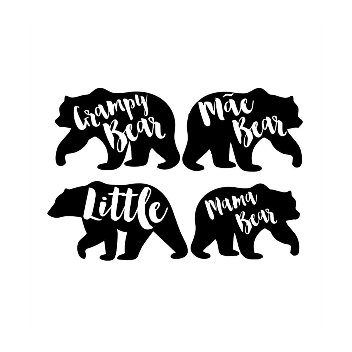 Grumpy bear mama bear SVG Files For Silhouette, Files For Cr | Inspire ...