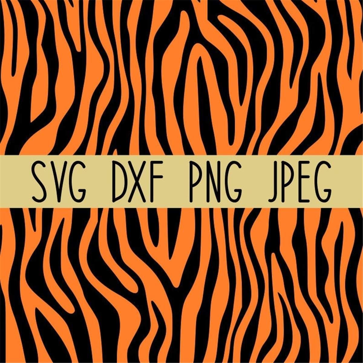 Orange Tiger Stripes SVG, Tiger Pattern, Tiger Digital Paper - Inspire ...