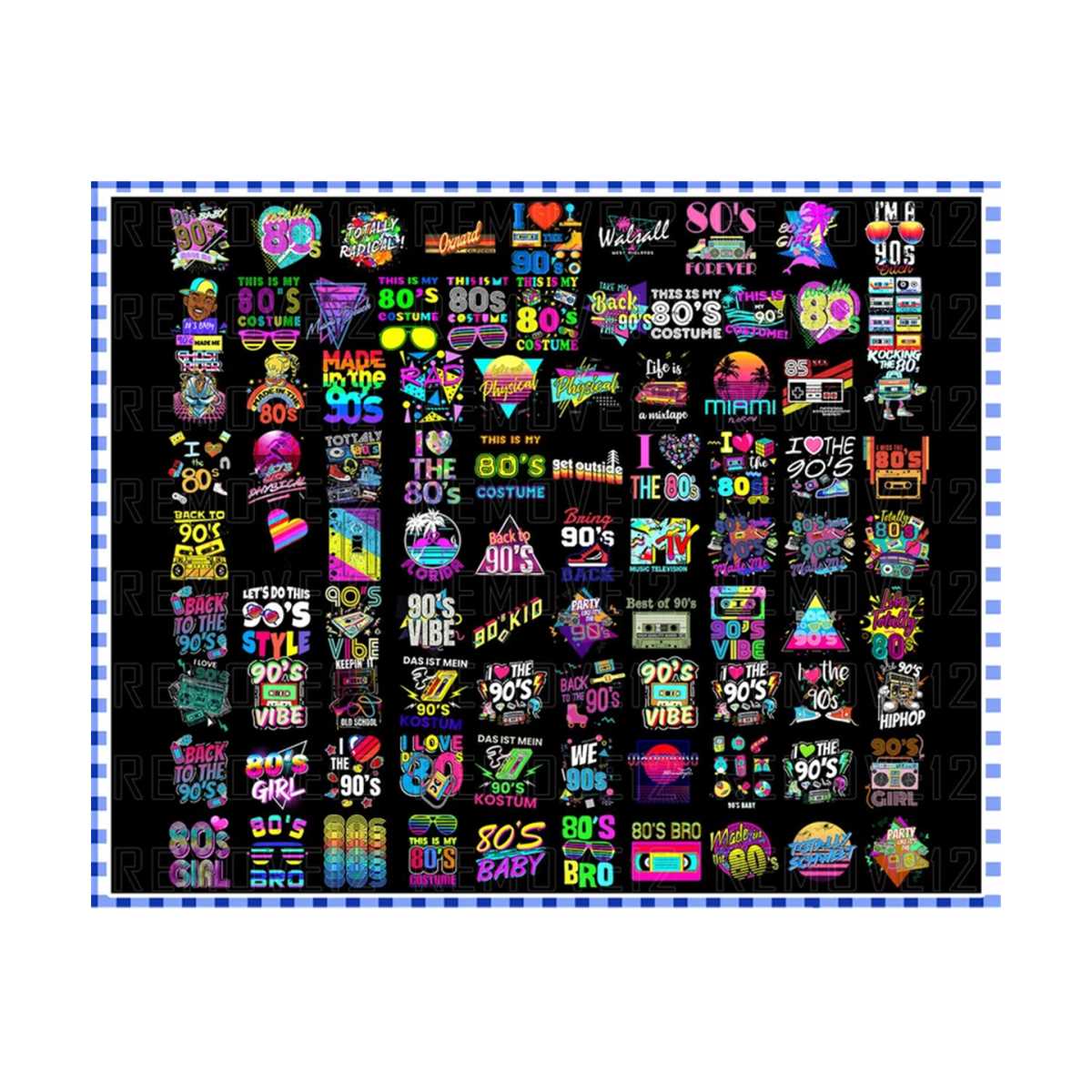 80s Clipart, Neon 80s Clipart Bundle, Roller Skates Clipart, | Inspire ...