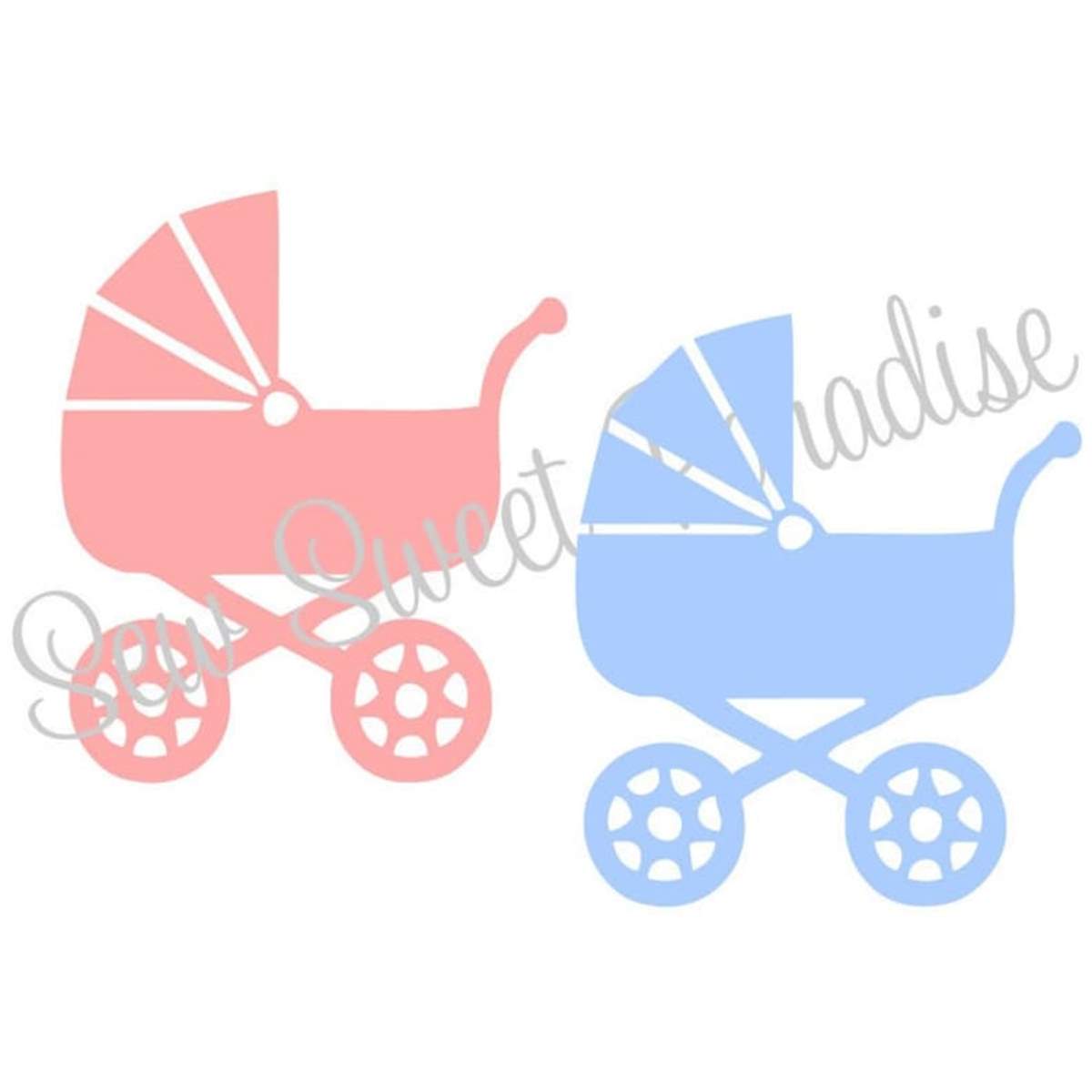Baby SVG, Baby Stroller SVG, Baby Shower SVG, Digital Downlo - Inspire ...