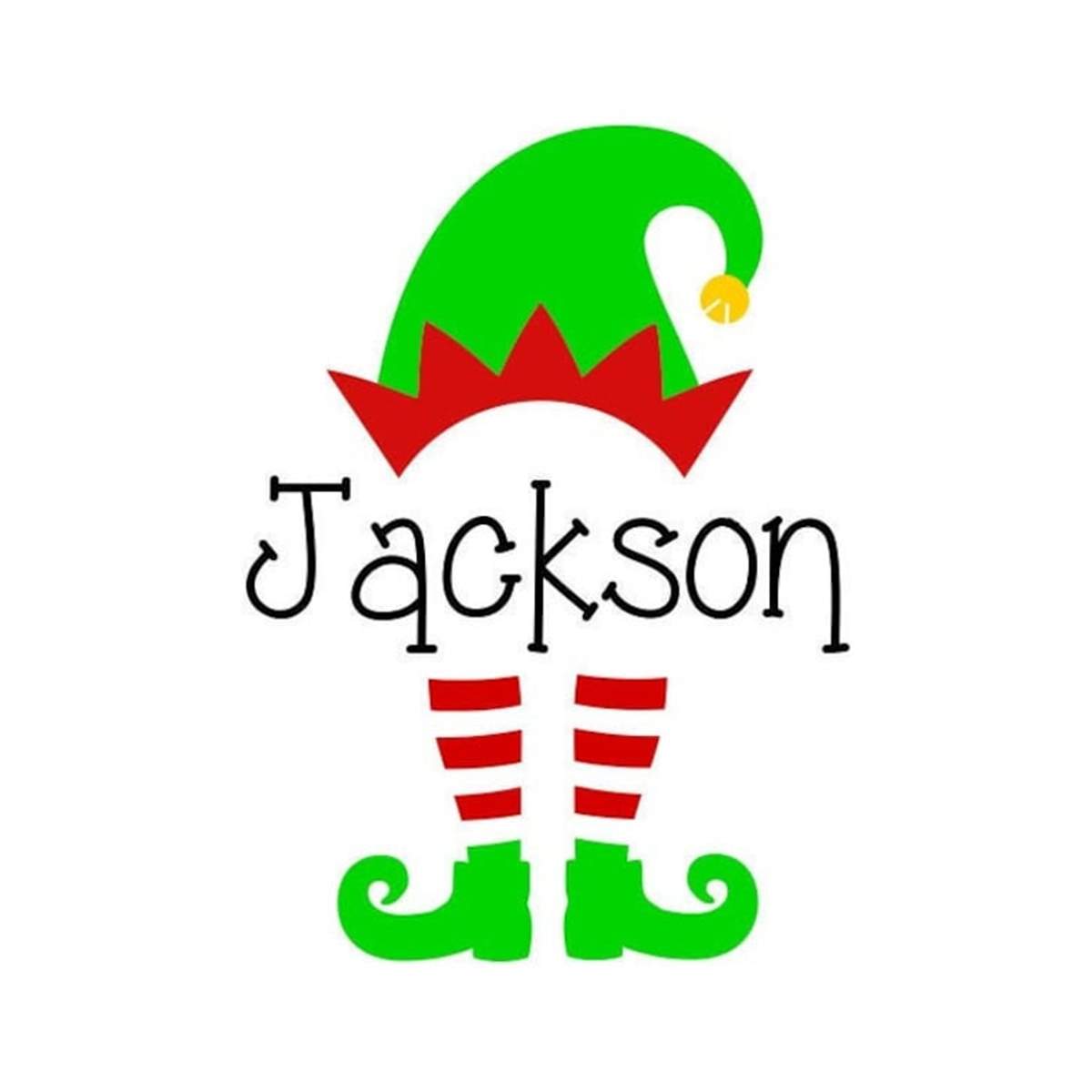 Elf SVG, Elf Split Name Frame, Christmas SVG, Digital Downlo - Inspire ...