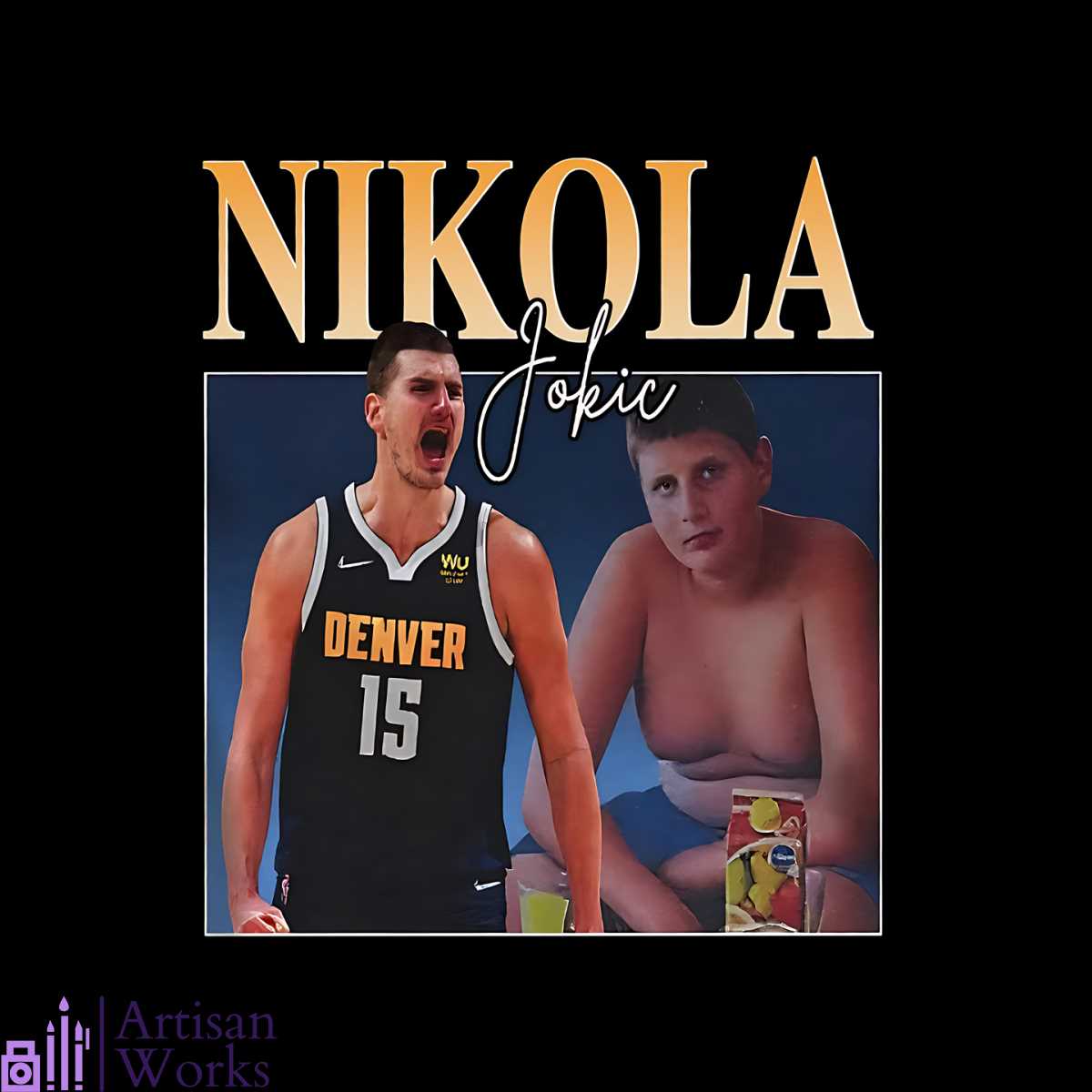 Funny Nikola Jokic Basketball Player Png Sublimation Downloa | Inspire ...
