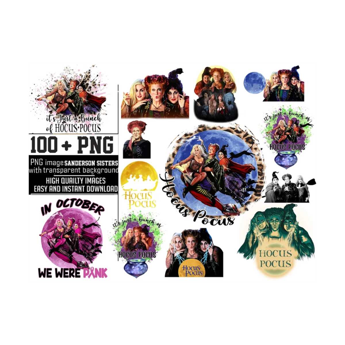 Hocus Pocus Png Bundle, Hocus Pocus Png, That Witch, Hocus P - Inspire ...