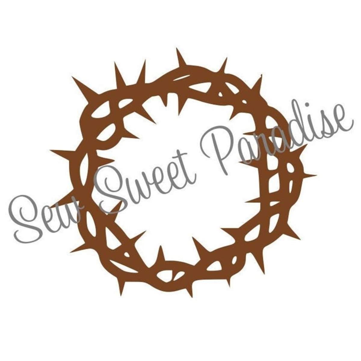 Easter SVG, Crown of Thorns SVG, Jesus SVG, Religious, Digit - Inspire ...
