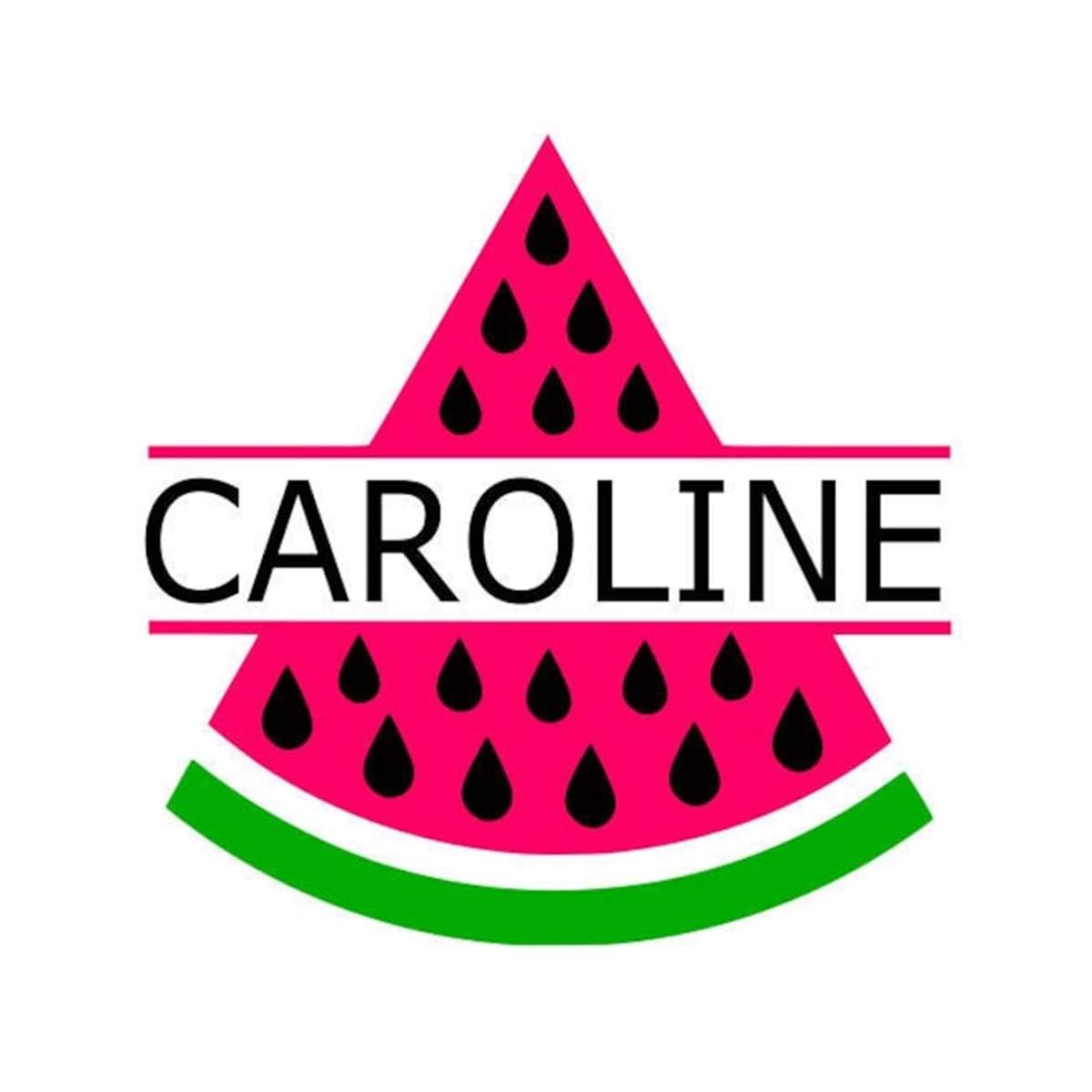 Watermelon SVG, Split Name Frame SVG, Tropical Fruit SVG Dig - Inspire ...