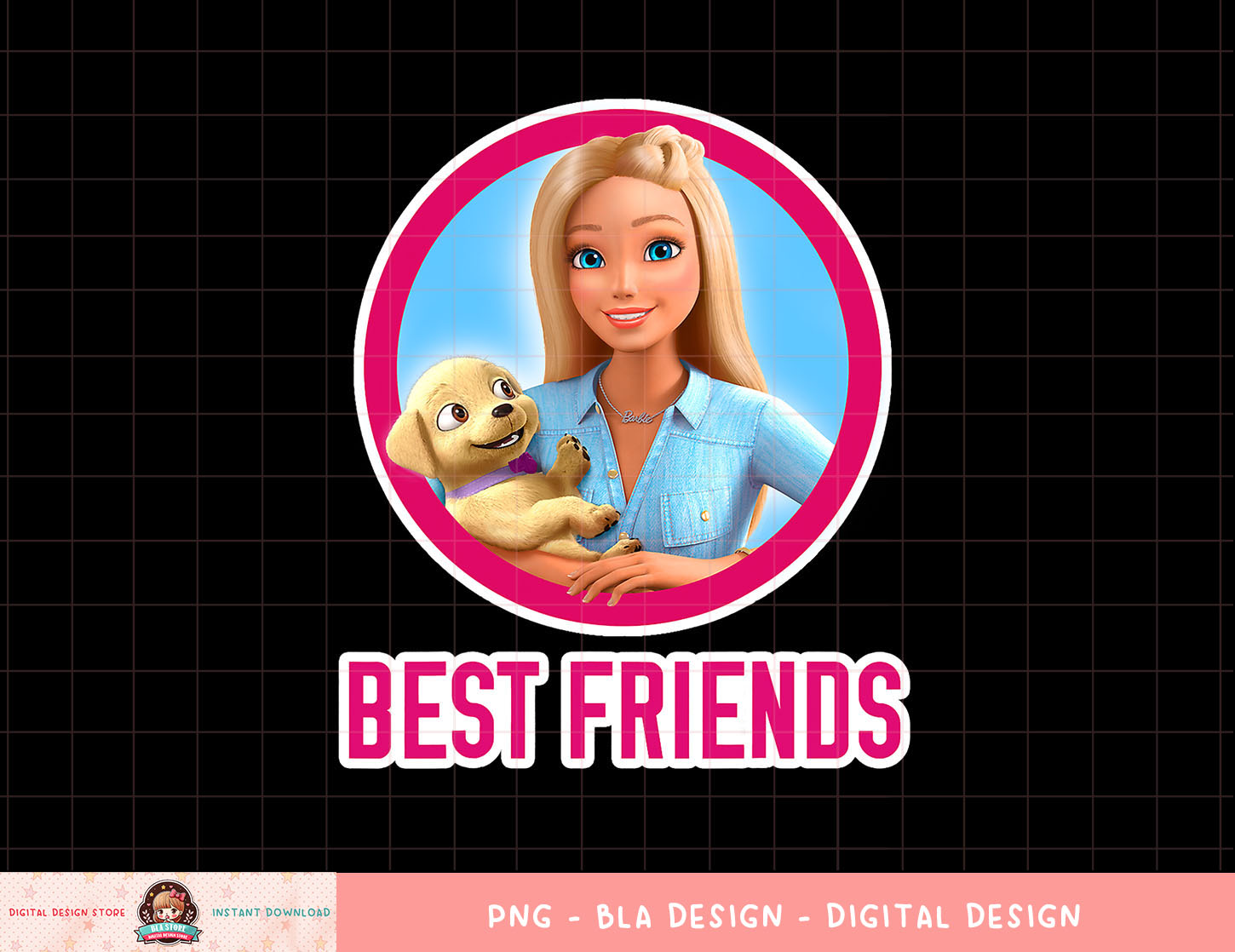 Barbie Dreamhouse Adventures Barbie and Puppy png, sublimati | Inspire ...