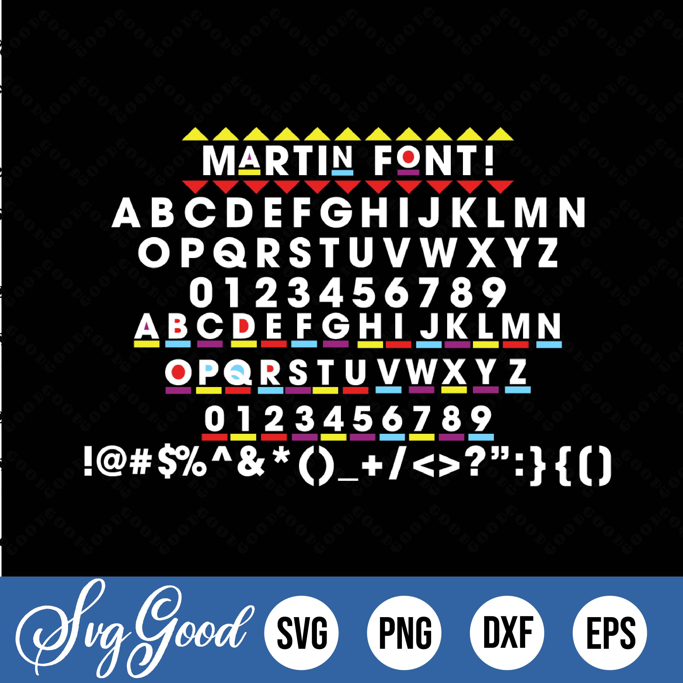 martin font svg, martin tv show, digital download, martin sv | Inspire ...