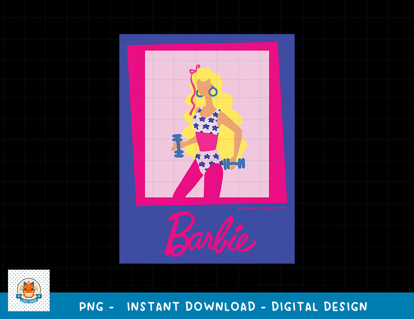 Barbie Fitness Pose png, sublimation copy | Inspire Uplift