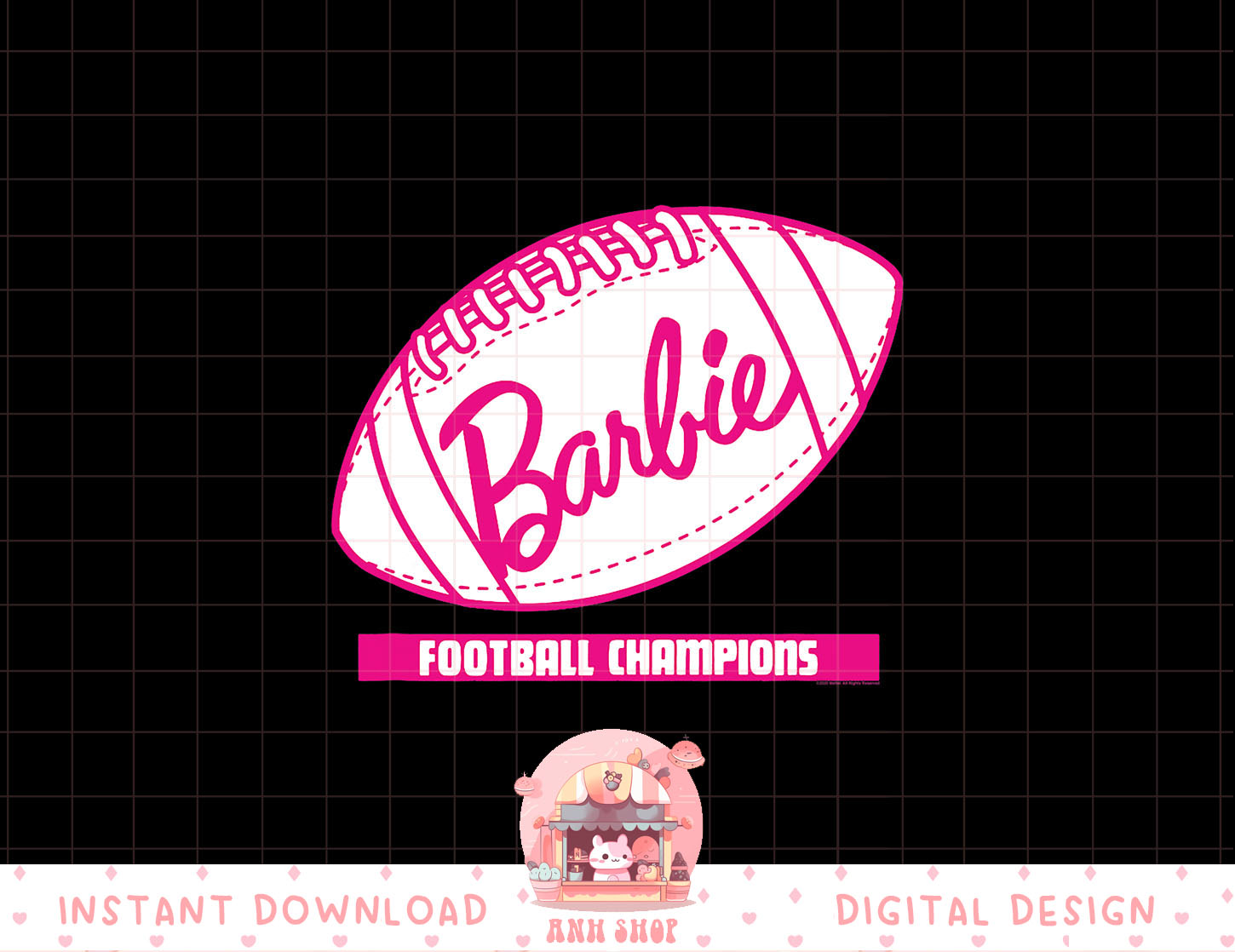 Barbie Football Champions png, sublimation copy | Inspire Uplift